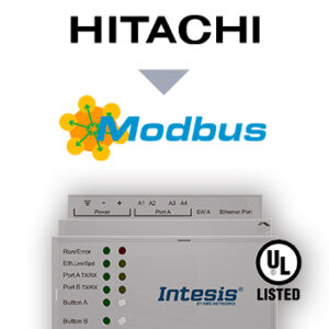 Intesis Hitachi VRF systems to Modbus TCP/RTU Interface - 16 units ...