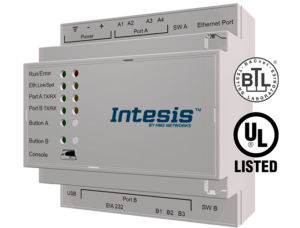 Intesis M-BUS to BACnet IP & MS/TP Server Gateway - 20 devices - KNX ...